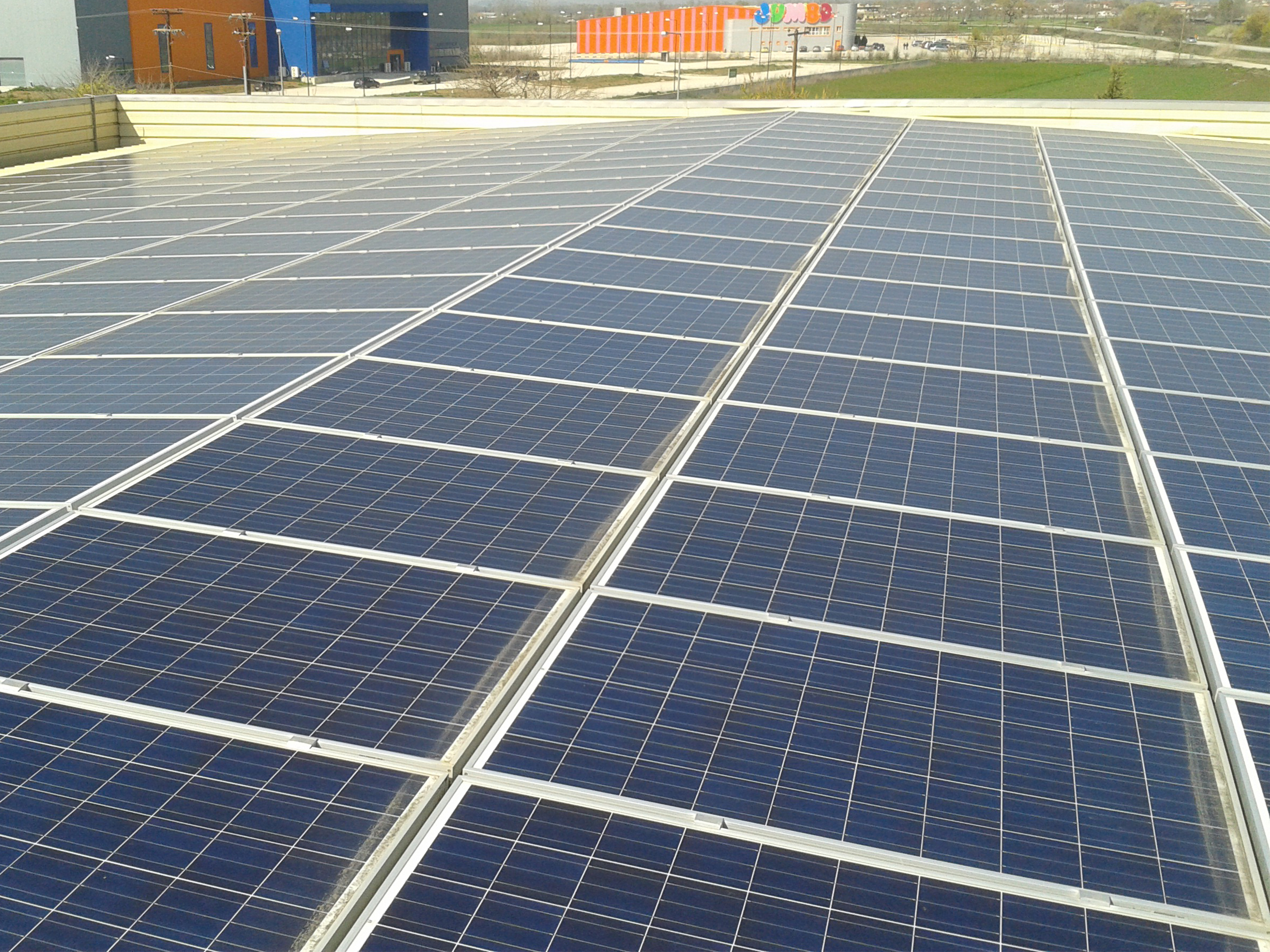 GeoGreen | Φωτοβολταικο παρκο επι κτιριου 100kW Τρικαλα - GeoGreen